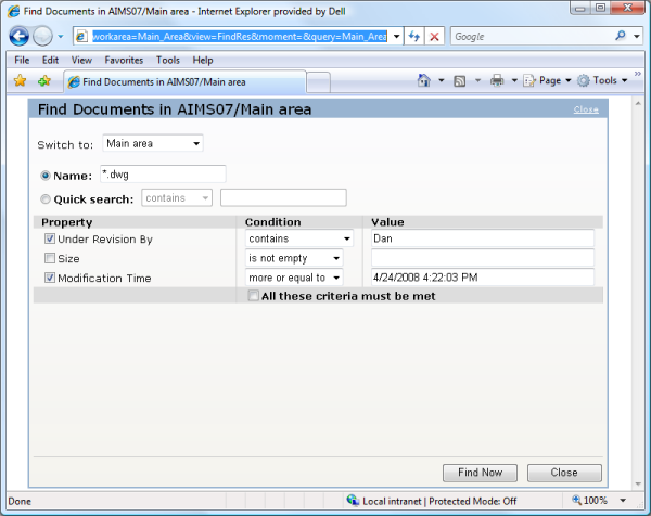 Understanding Find Documents